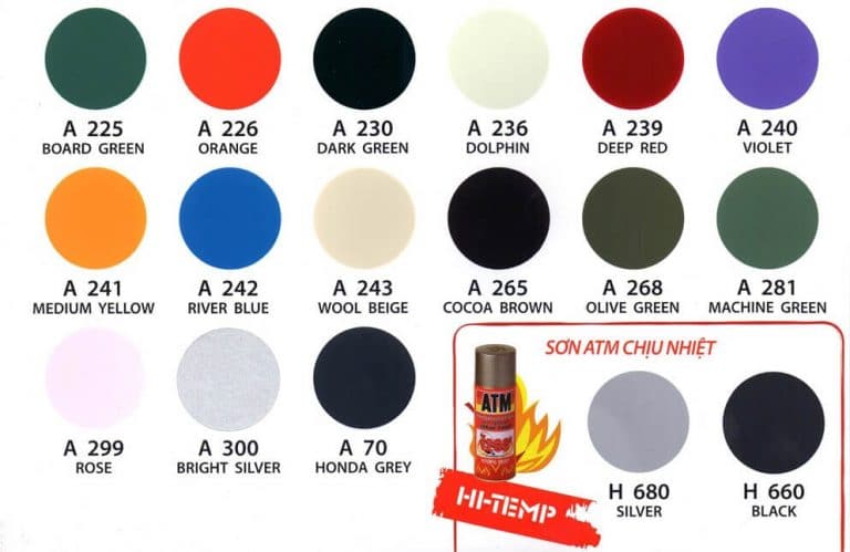 Sơn Phun Xịt ATM Spray A212 Thông Dụng - PROSTOCK.VN