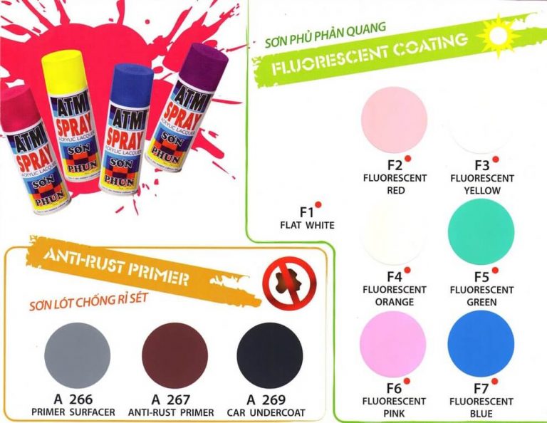 Sơn Phun Xịt ATM Spray A212 Thông Dụng - PROSTOCK.VN