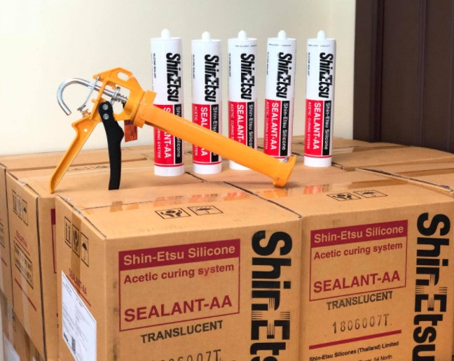 Keo Shin-Etsu Silicone Sealant AA Chính Hãng Dán Kính Nhật Bản